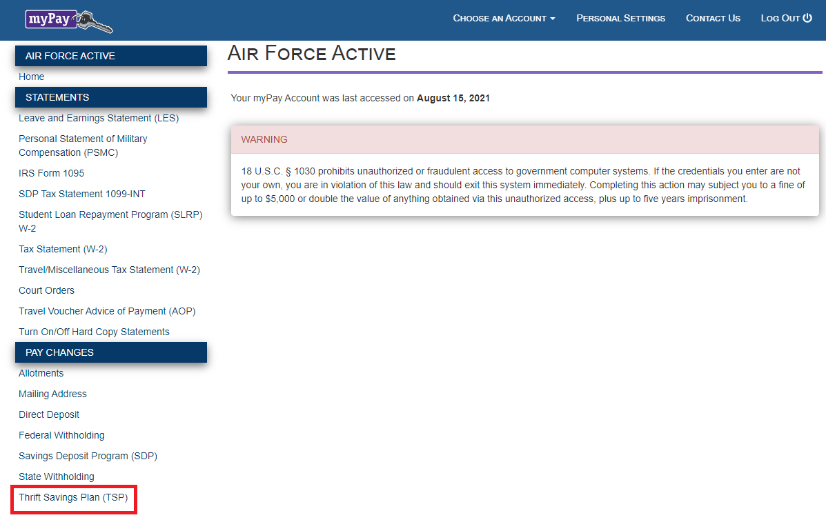 How to Start Investing in the Thrift Savings Plan (TSP) Part One: Setup ...