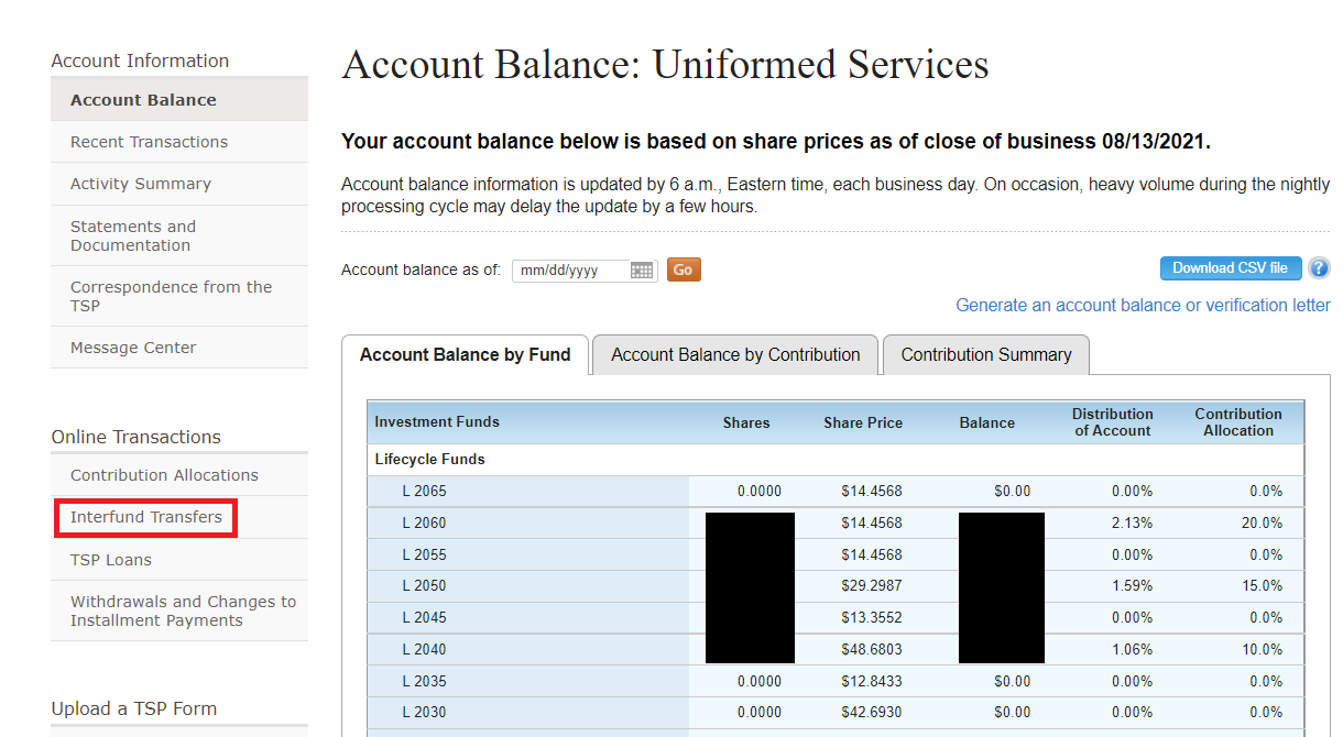 How to Start Investing in the Thrift Savings Plan (TSP) Part Two ...